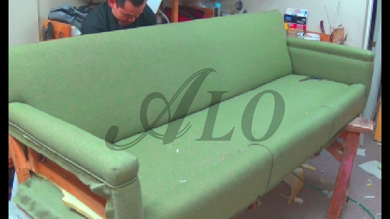 Diy How To Reupholster A Sofa Couch Alo Upholstery You