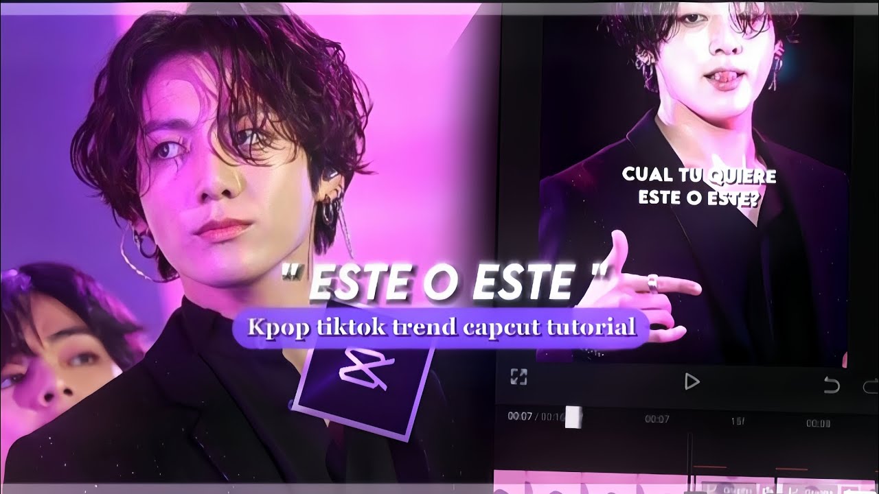 Este O Este Kpop Trend Capcut Tutorial Jungkook Edit Tutorial