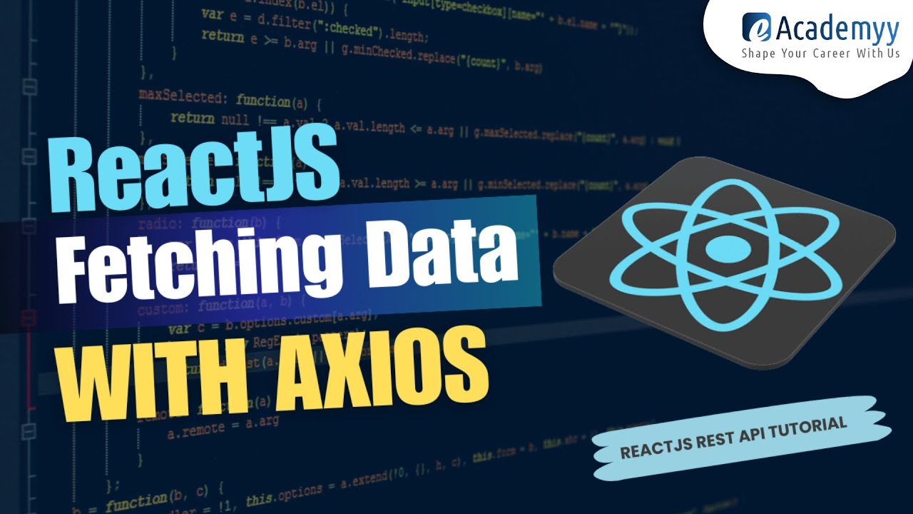 Fetching Data From Apis With Axios Reactjs Axios Rest Api Tutorial