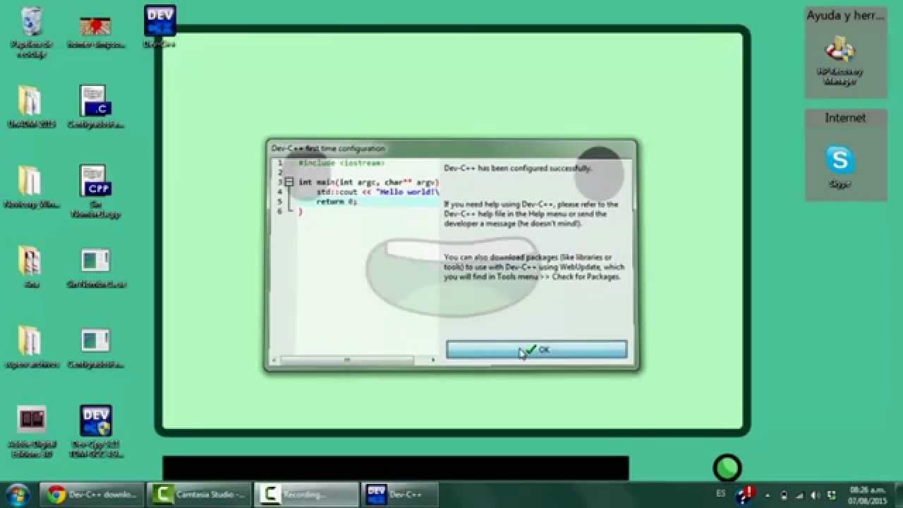 Instalar Devc Youtube