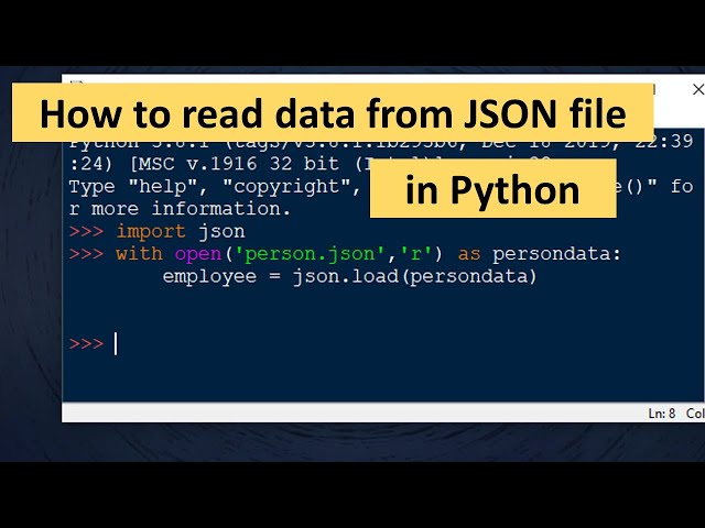 Reading And Writing Json Files With Python Json Module Json