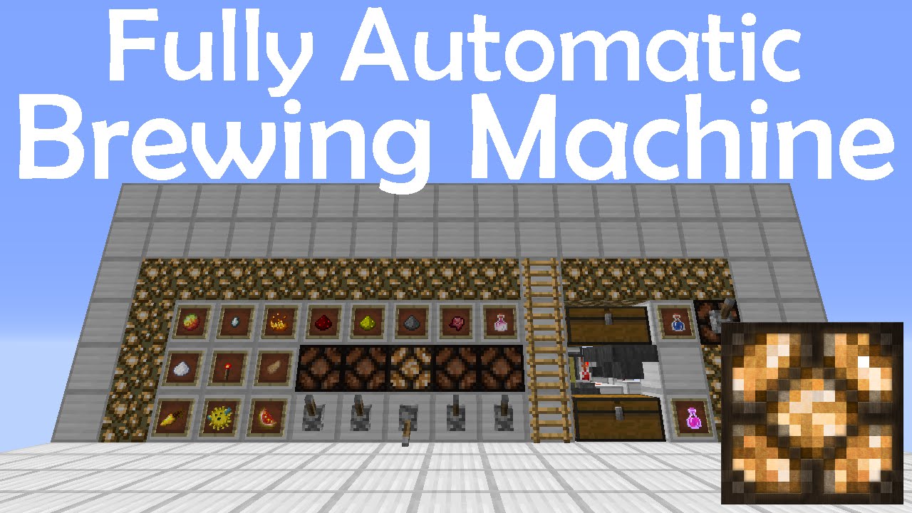 Potion Brewing Machine Minecraft At Indiana Schneider Blog