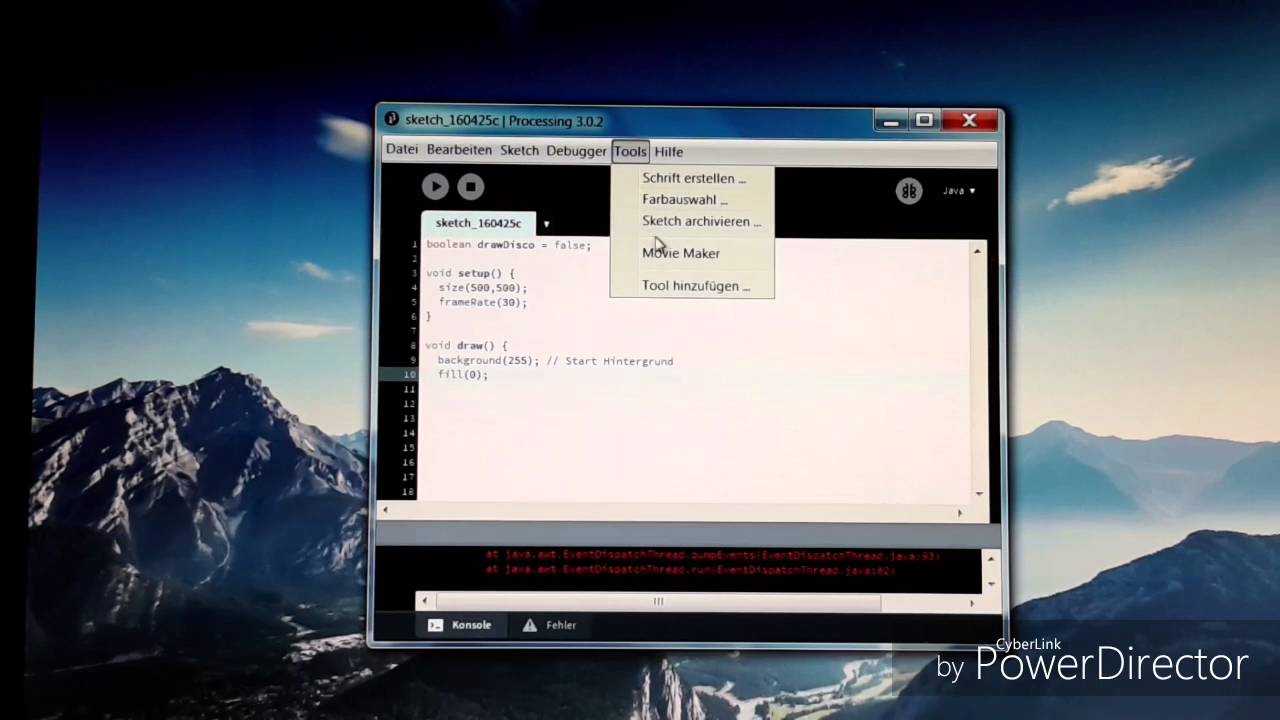 Processing Keypressed Youtube