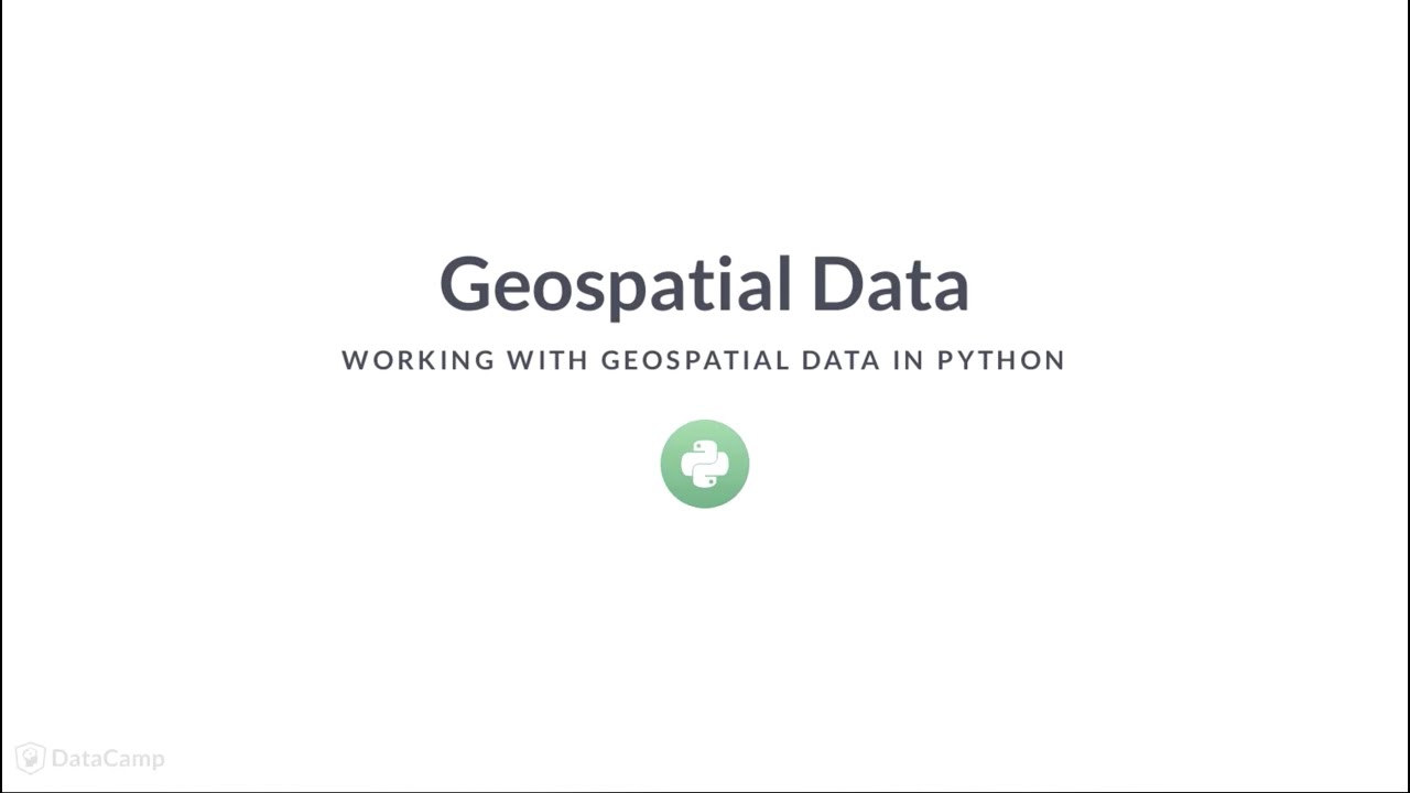 Python Tutorial Geospatial Data Youtube