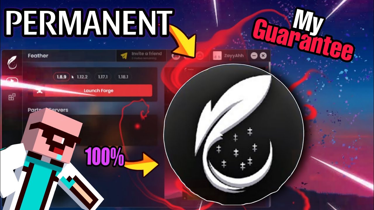 How To Play In Feather Client For Free Permanent Youtube
