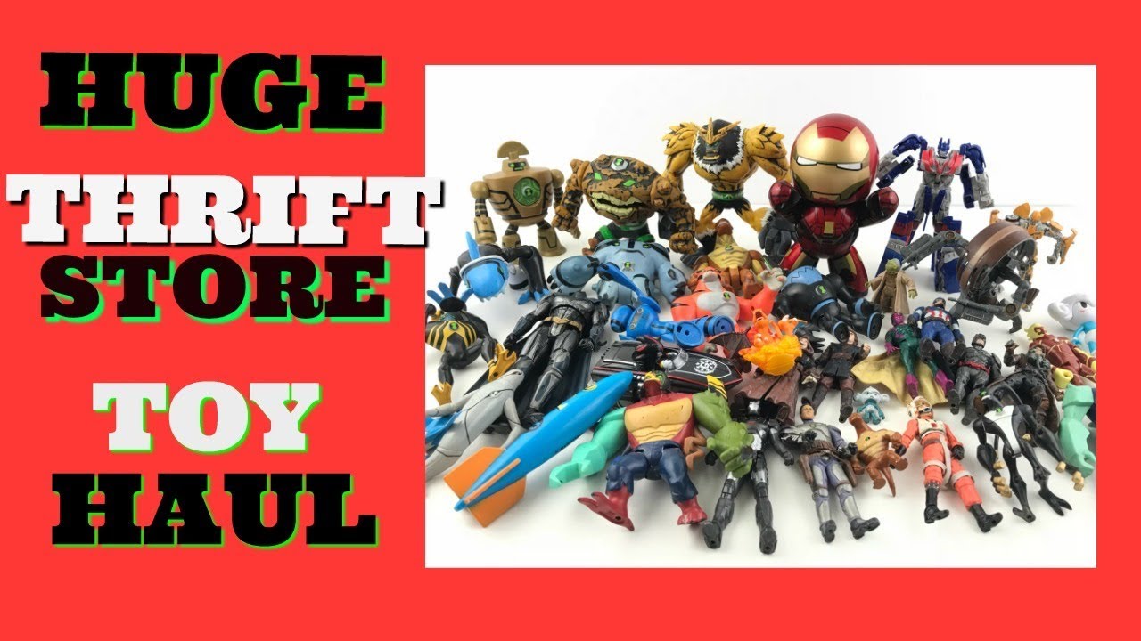 Huge Action Figure Thrift Store Toy Haul Youtube
