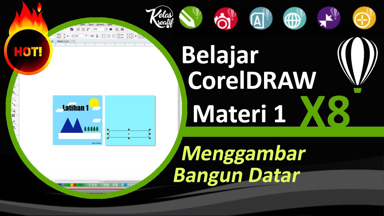 Tutorial Corel Draw Materi 1 Youtube