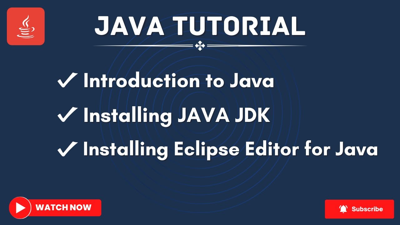Java Tutorial For Beginners Introduction To Java Installing Java