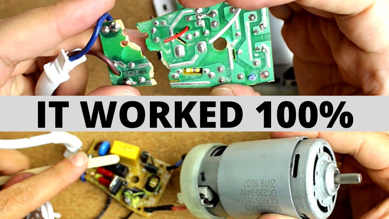 How To Fix A Broken Circuit From Broken Blender Youtube