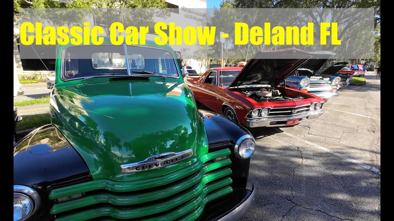 Walking A Classic Car Show Deland Fl Youtube