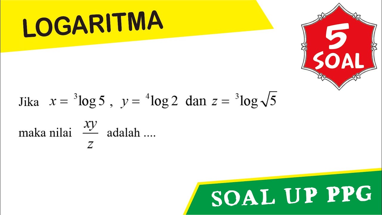 Bahas Soal Up Ppg Eps Logaritma Youtube