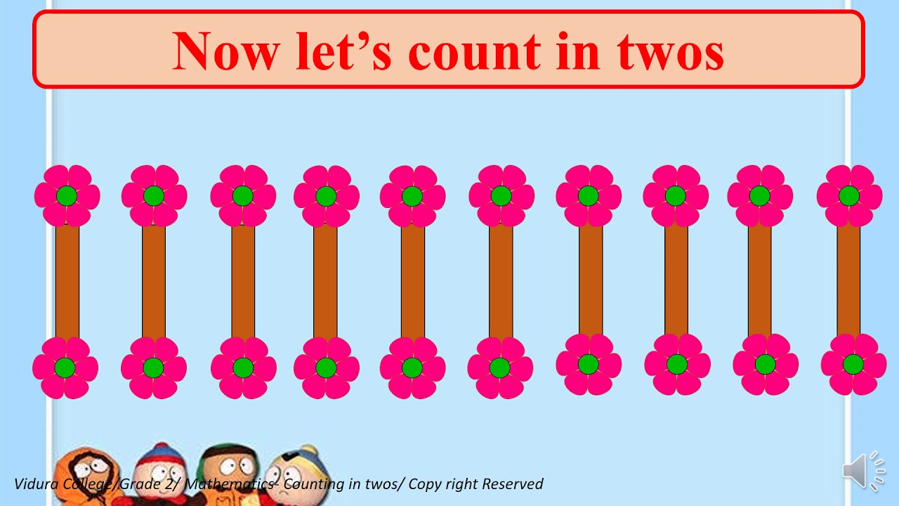 Grade 2 Mathematics Counting In Twos Youtube