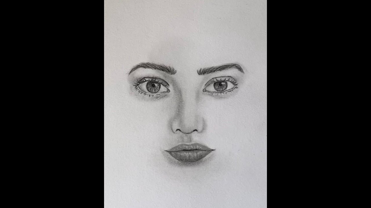 Pencil Shading Face Portrait