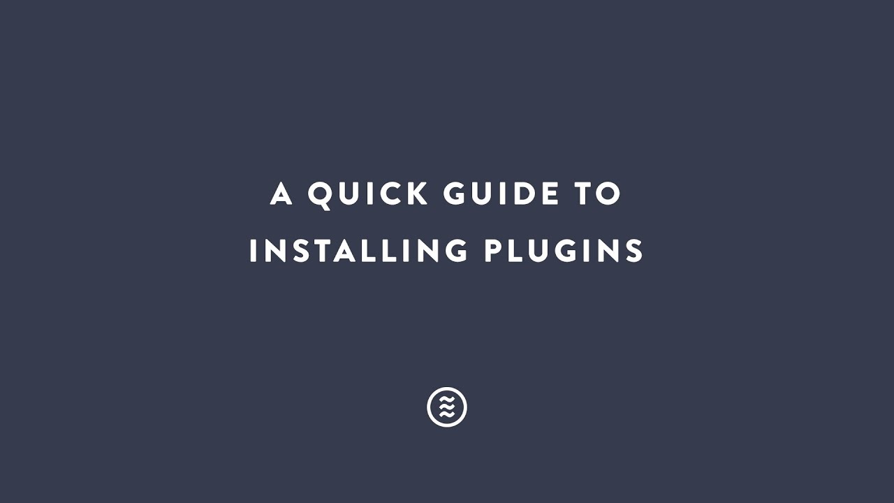 Installing Plugins Youtube