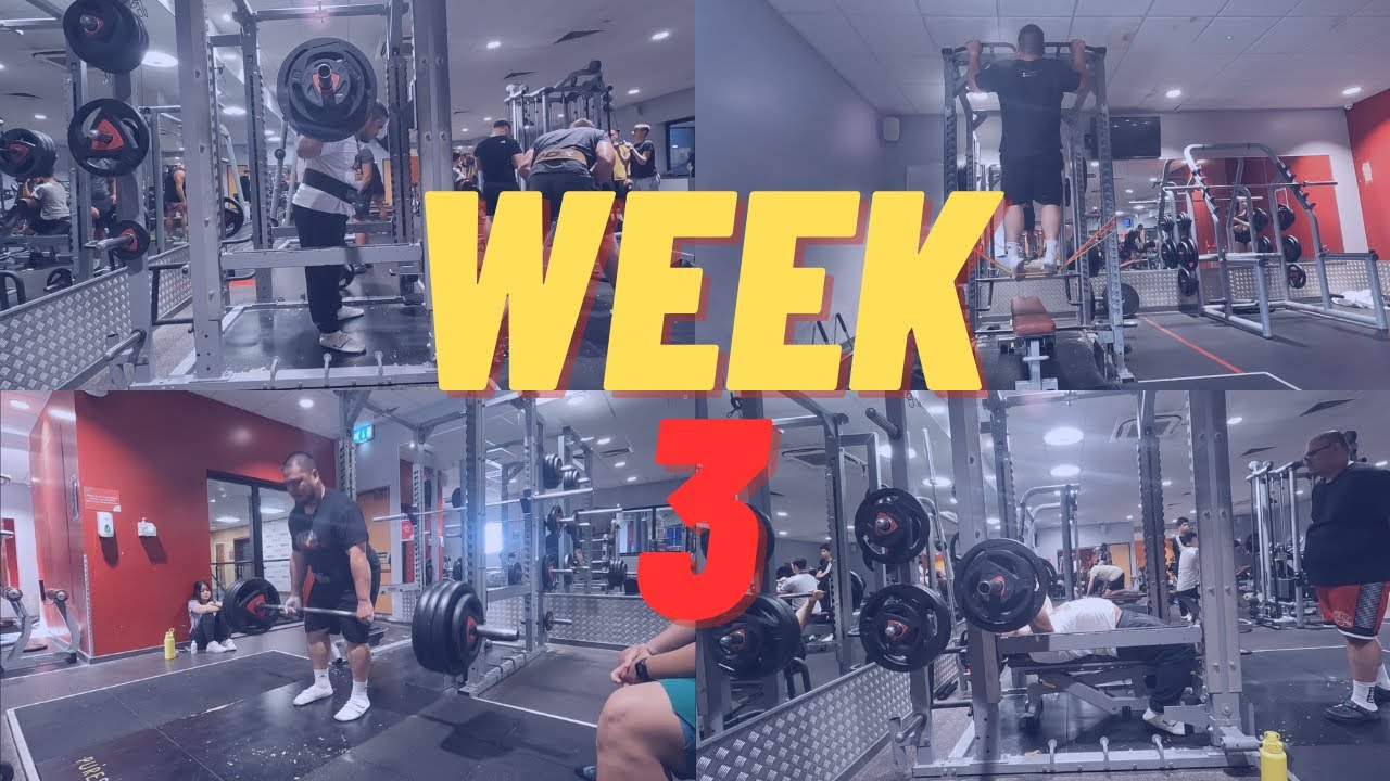 Training Log Week 3 Youtube