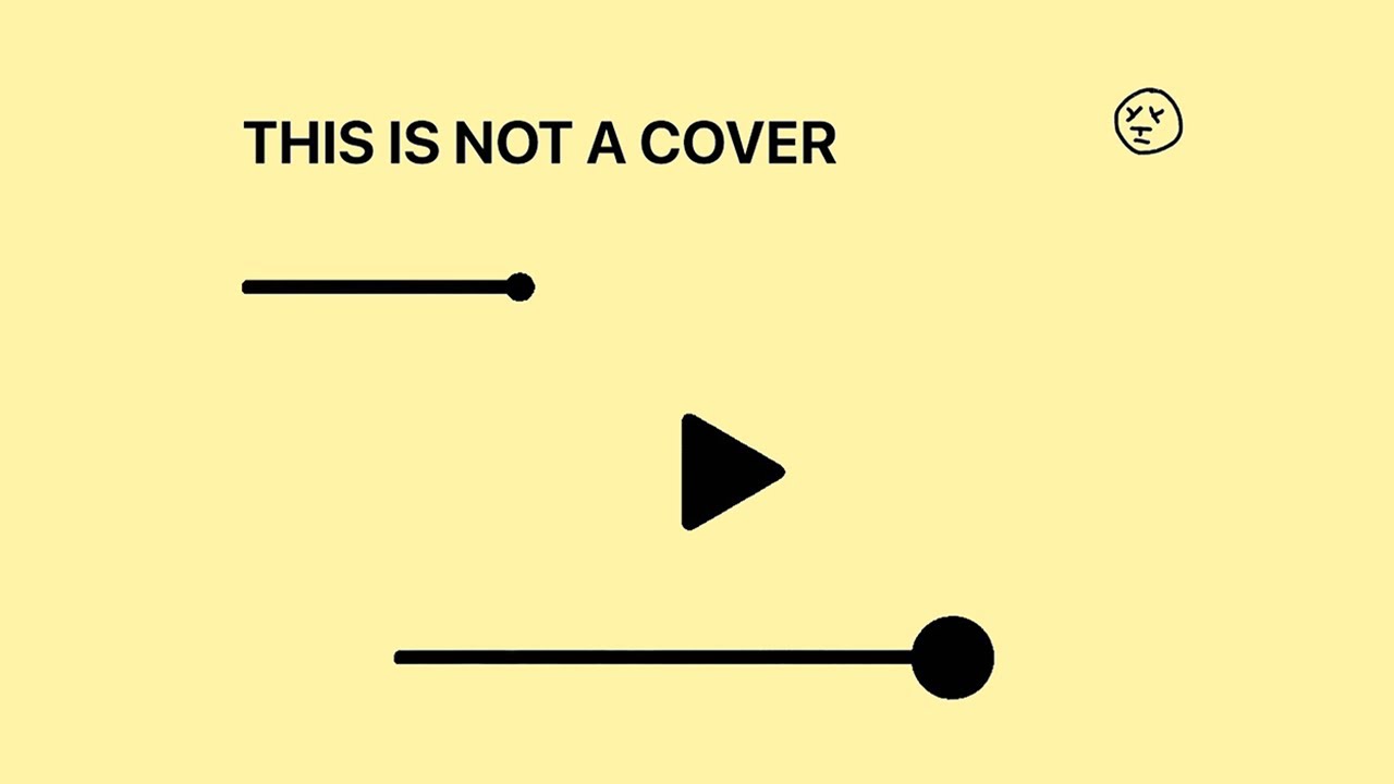 This Is Not A Cover Lyrics Video Youtube
