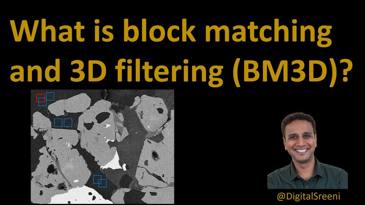 101 What Is Block Matching And 3d Filtering Bm3d Youtube