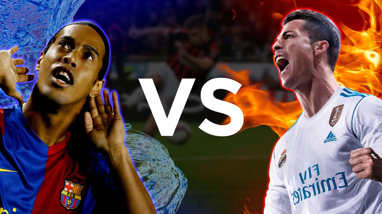 Ronaldinho Vs Cristiano Ronaldo Magic Skills Goals Youtube