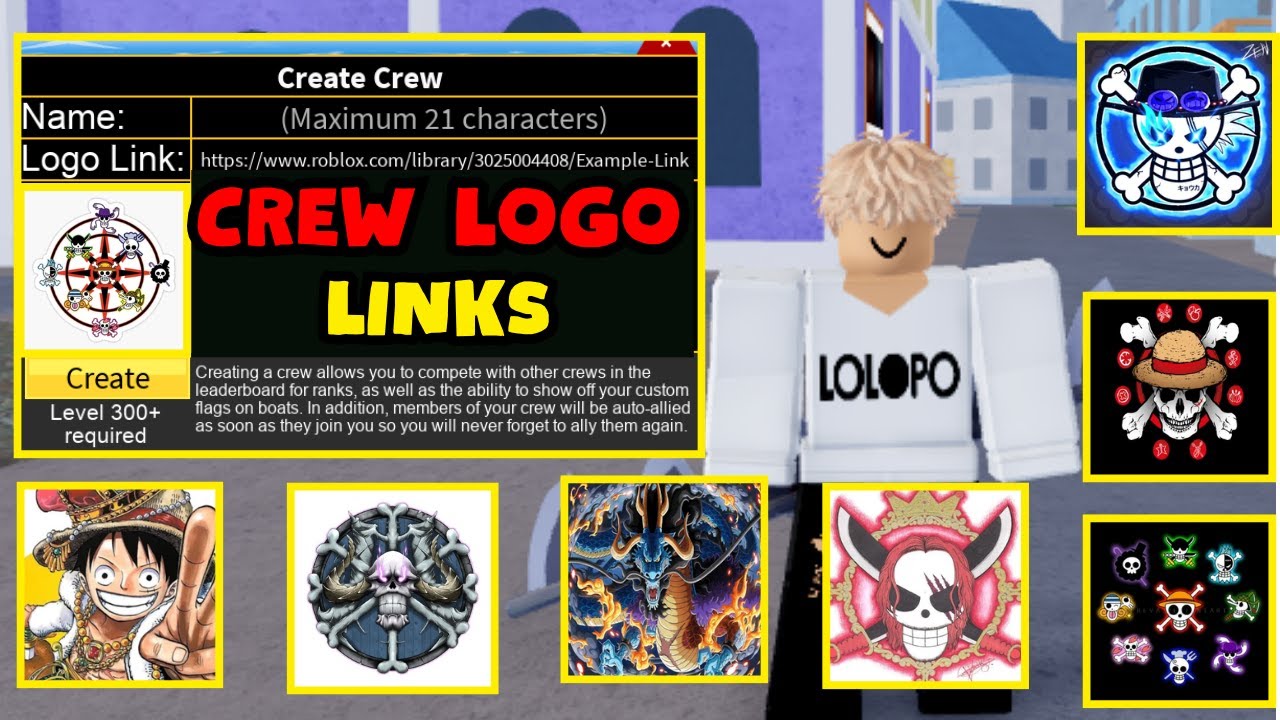 Blox Fruit Crew Logo Links Blox Fruit Decal Links Youtube