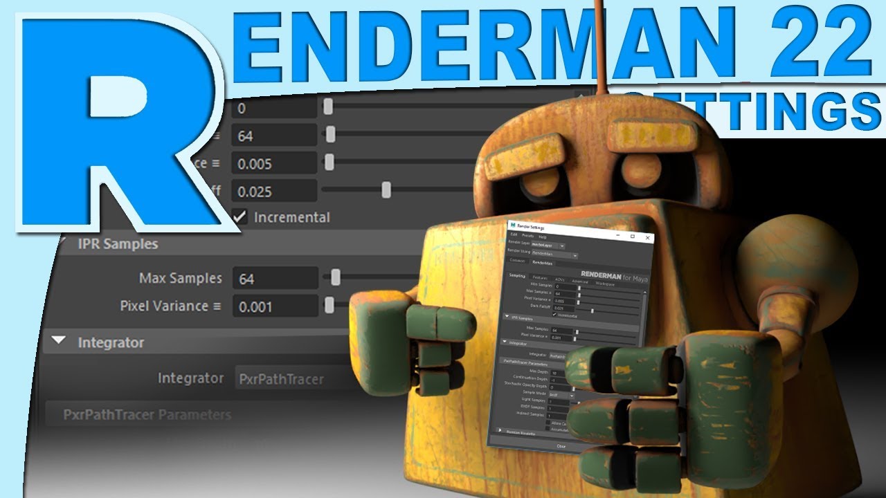 Renderman 22 Render Settings Tutorial Youtube