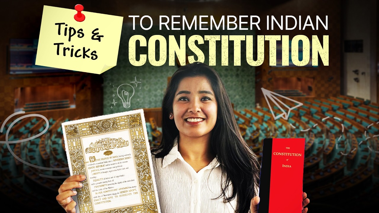 Easiest Tricks To Learn Indian Constitution Youtube