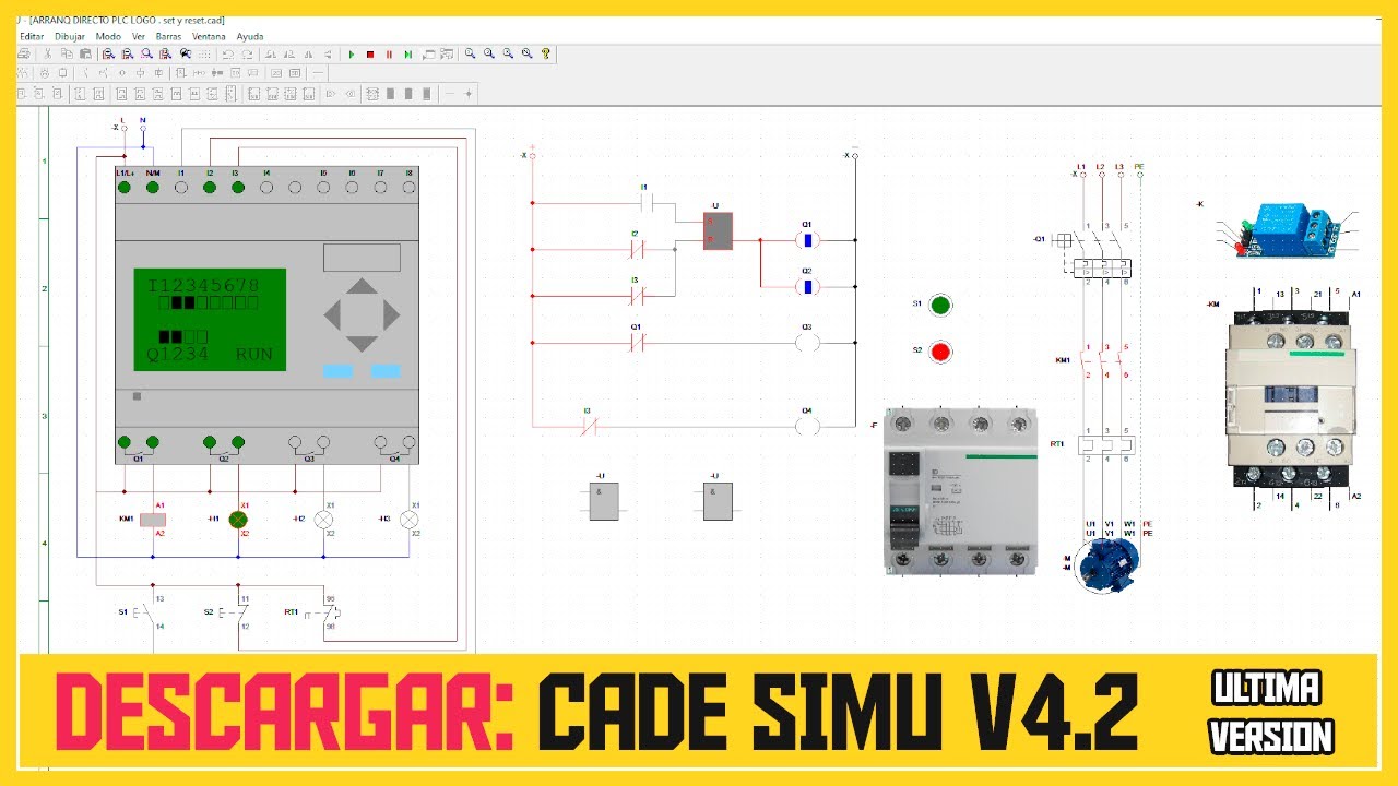 Descargar Cade Simu V4 2 El Mejor Sotware De Aprendisaje Electrico