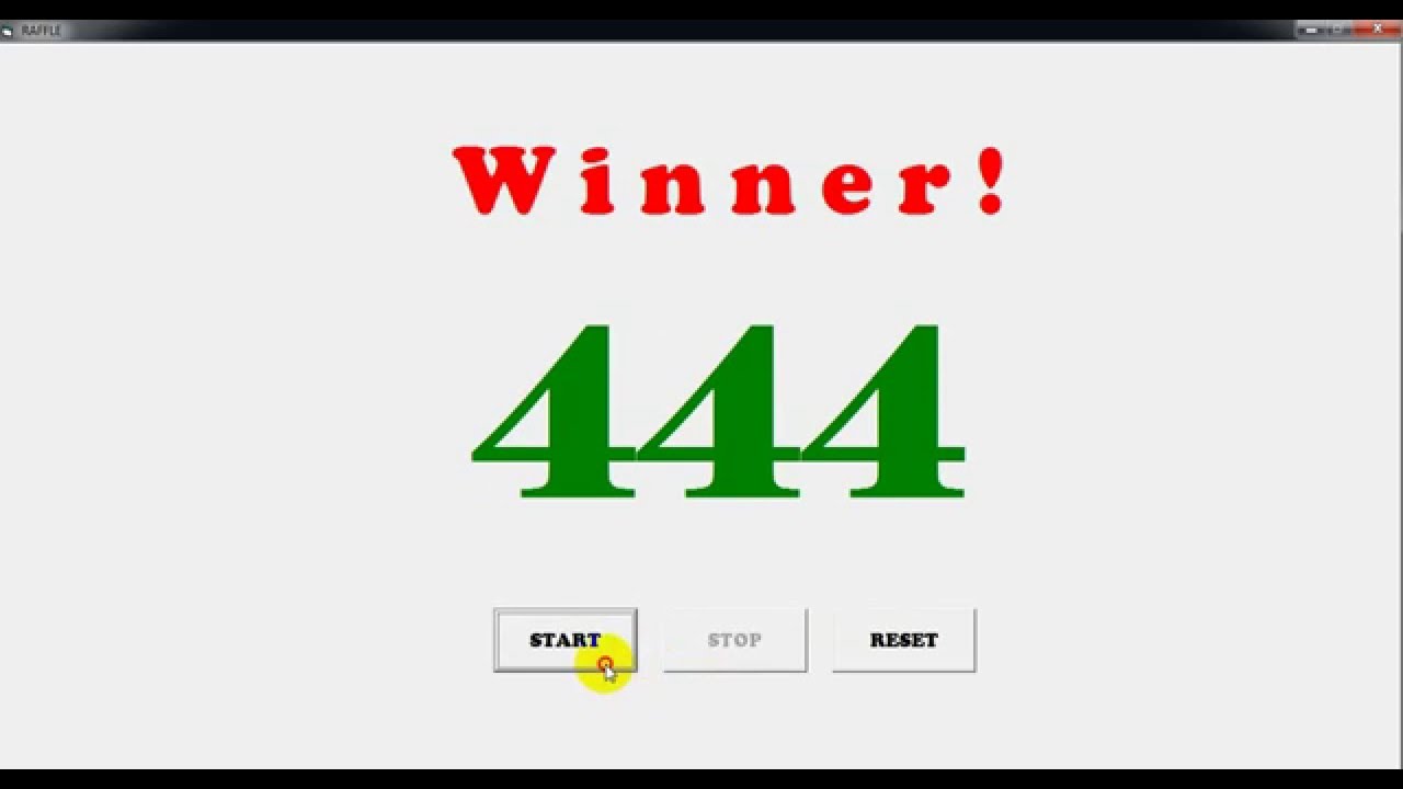 Flotech Tutorial Visual Basic 6 0 Basic Raffle Draw Youtube