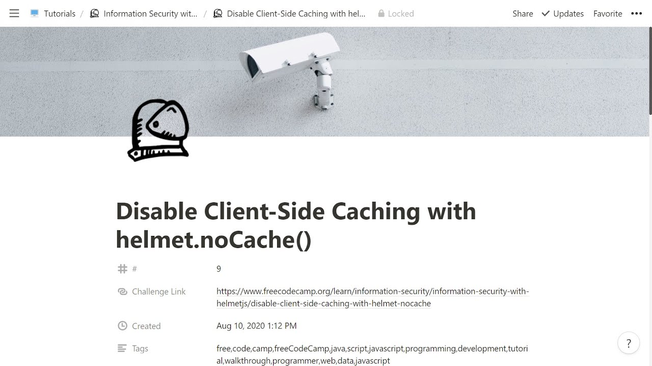 09 Disable Client Side Caching With Helmet Nocache Information