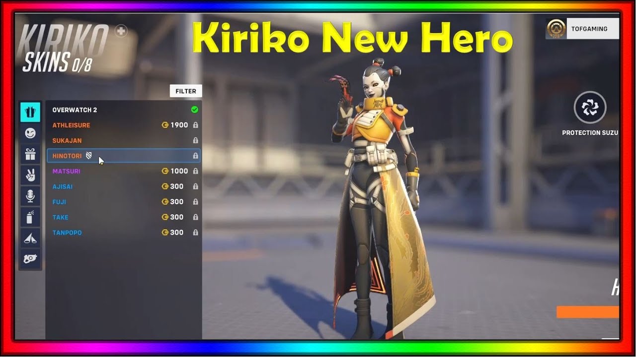 Overwatch 2 Kiriko All Cosmetic Skins Voice Lines Emotes Cosmetic