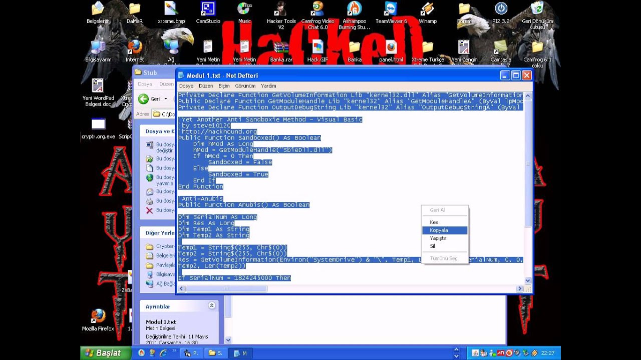 Crypter Yap脹m脹 Youtube