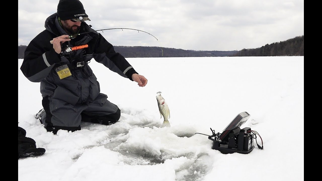 Ice Fishing Lake Wilhelm 2019 Catching Stacked Crappie And Bluegill