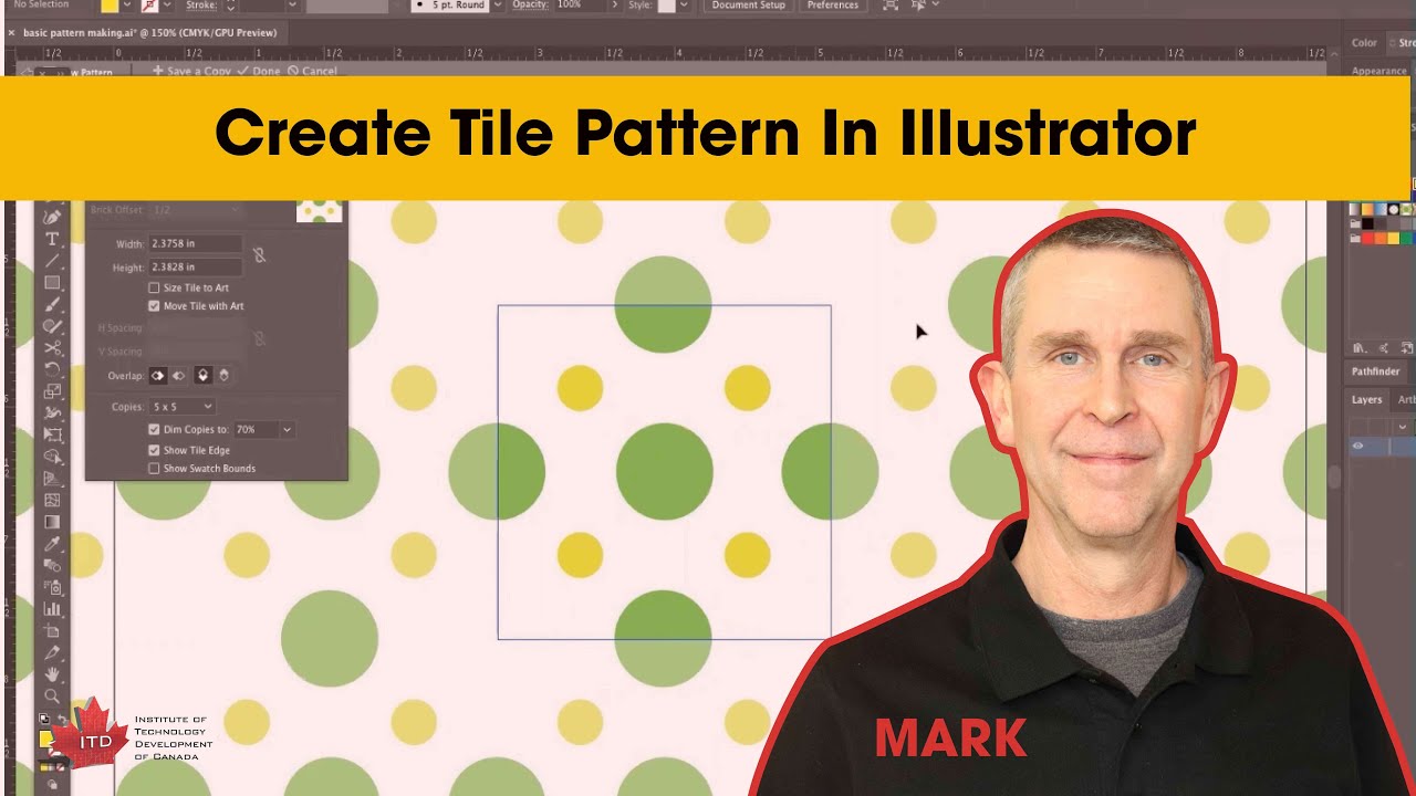 Create Tile Pattern In Illustrator Seamless Pattern In Illustrator