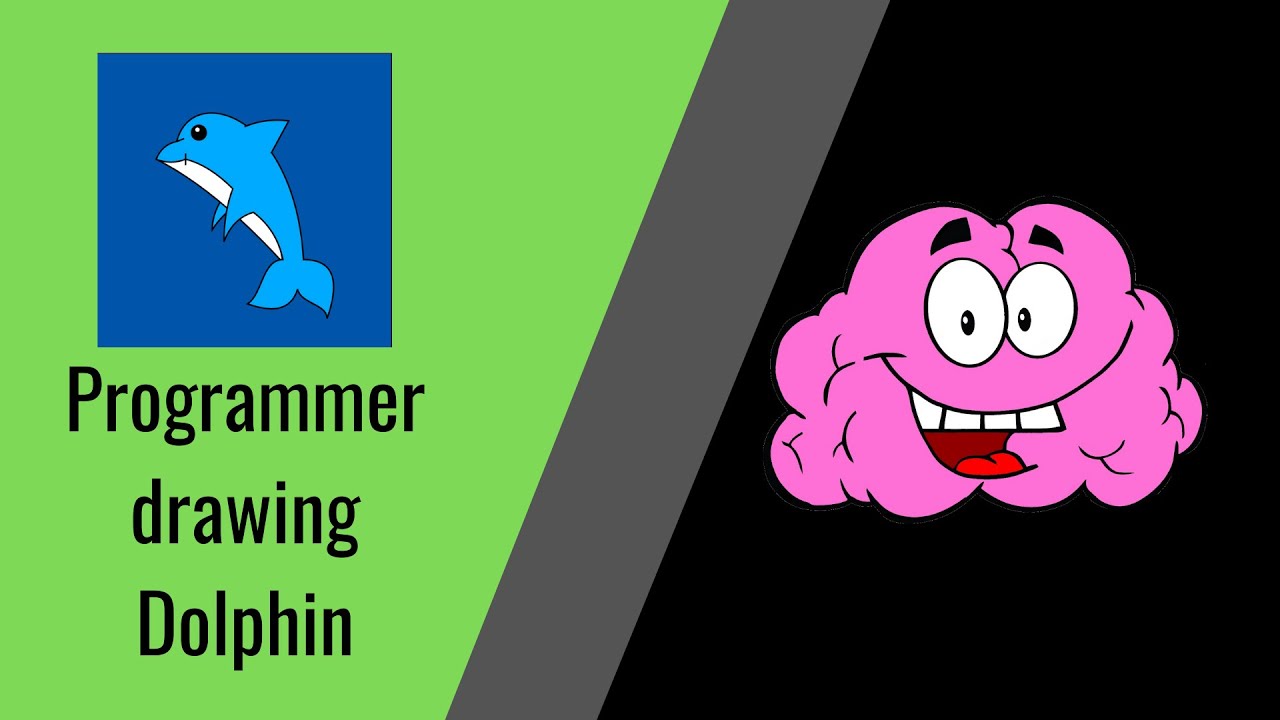 A Programmer Drawing Dolphin Youtube