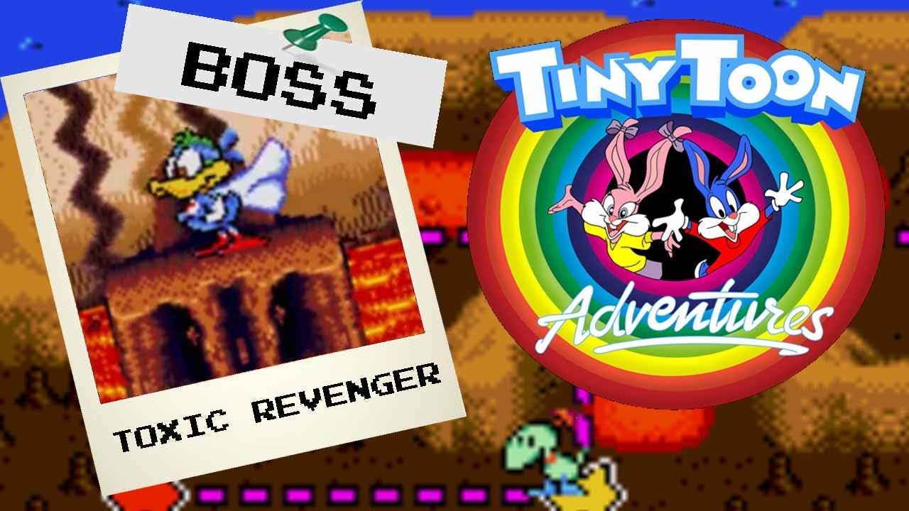 Tiny Toon Adventures Toxic Revenger Boss Youtube