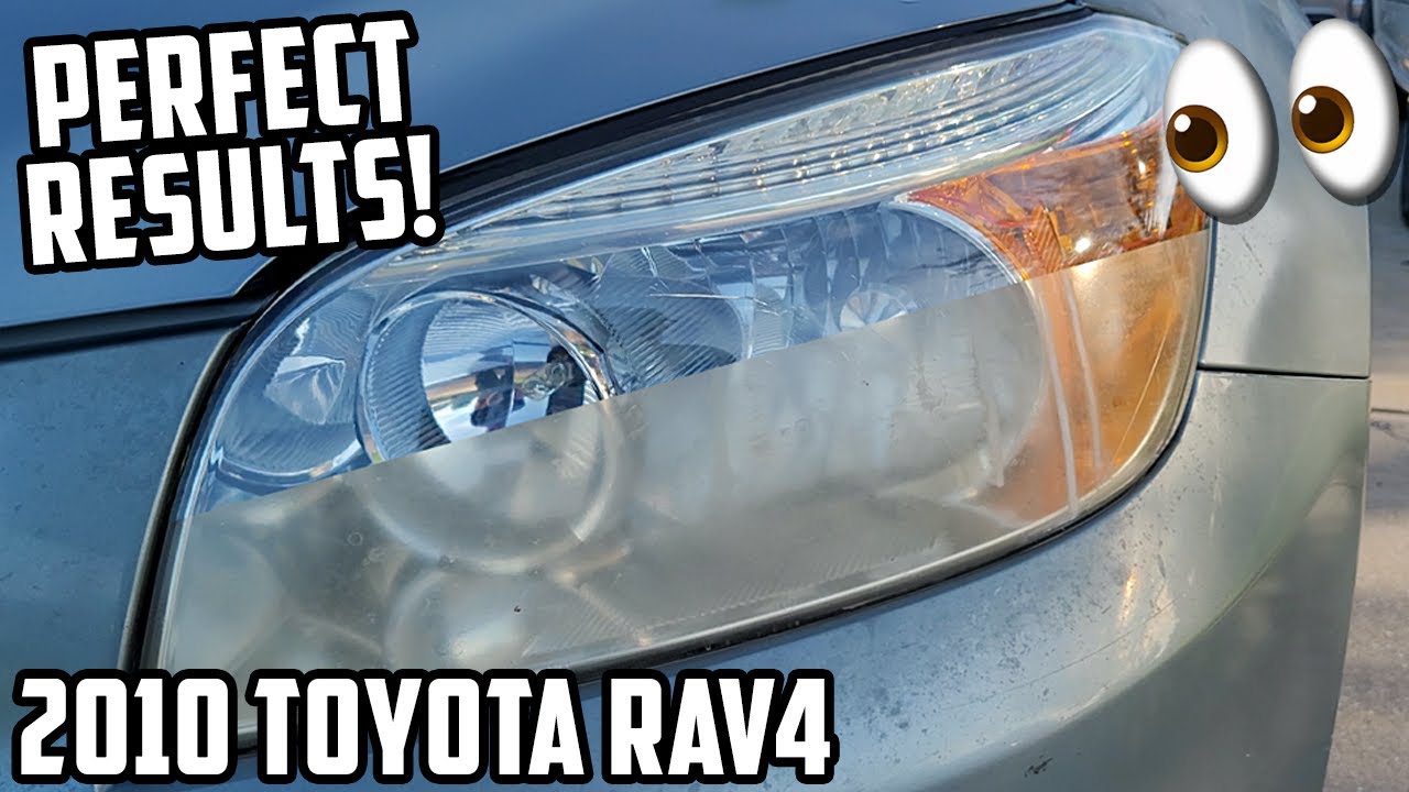 The Perfect Headlight Restoration 2010 Toyota Rav4 Youtube
