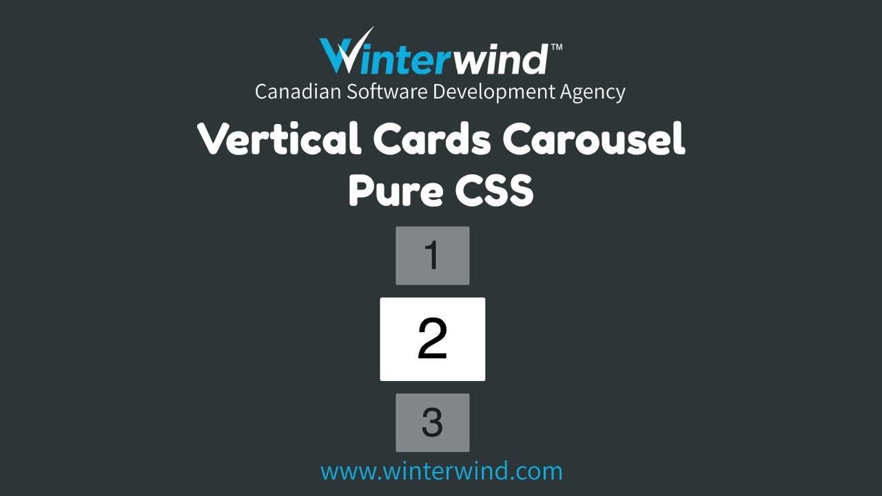 Vertical Cards Carousel Using Css Only Youtube