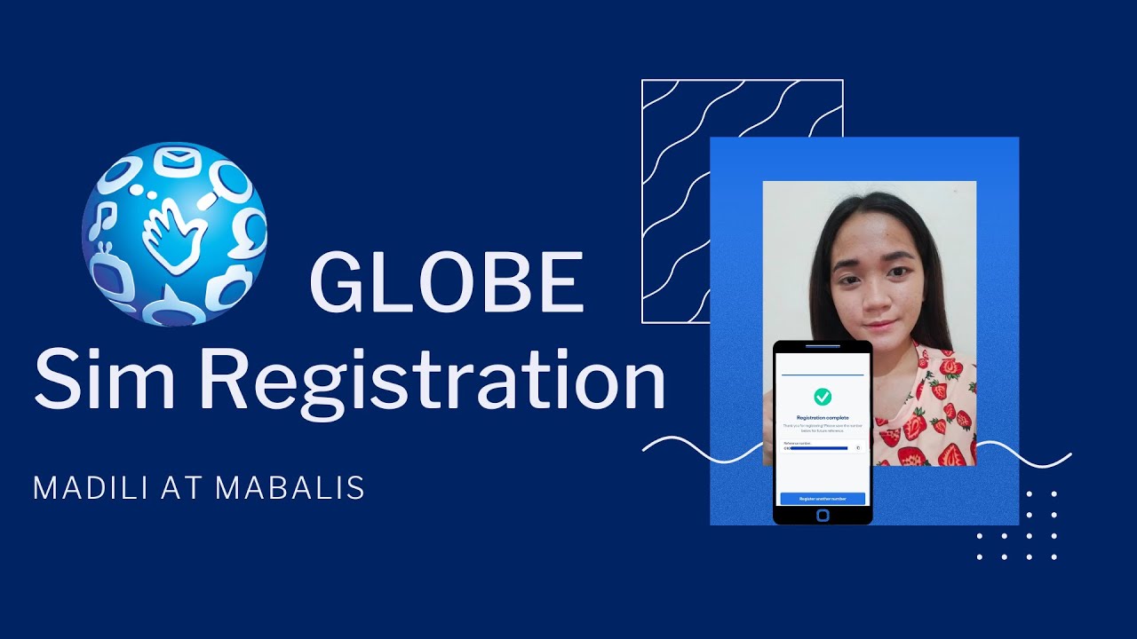 Globe Sim Registration Quick And Easy Youtube