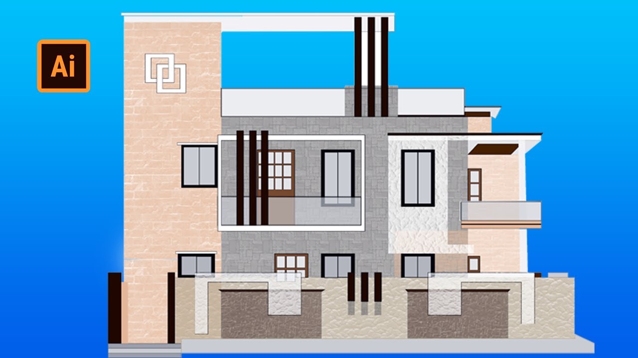 Adobe Illustrator Cc 2020 How To Draw Real Production Level House