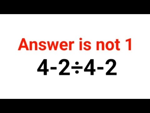 4 2 4 2 The Answer Is Not 1 Many Got It Wrong Ukraine Math Test Math
