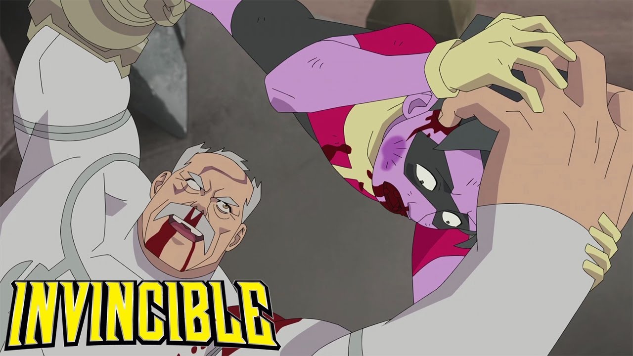 Conquest Almost Rips Oliver In Half Invincible Season 3 Episode 8