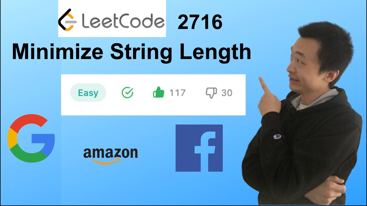 Leetcode 2716 Minimize String Length Interview Prep Ep 142 Youtube
