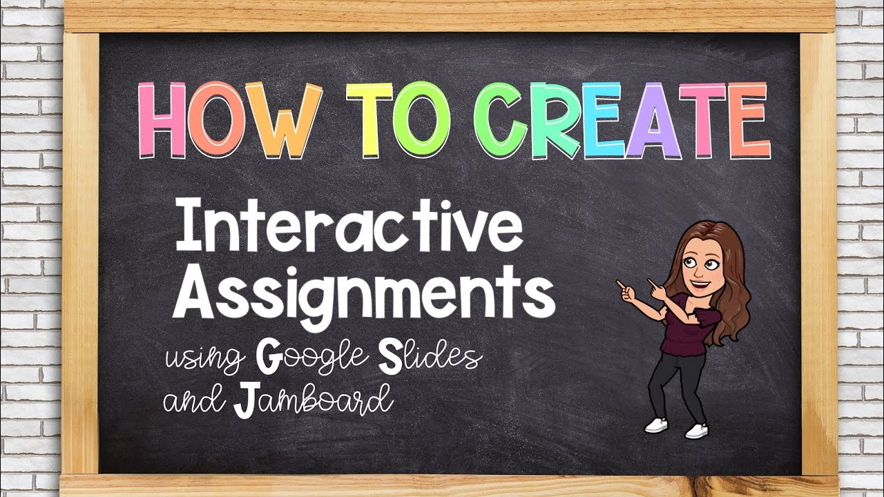 Creating Interactive Assignments With Jamboard Youtube