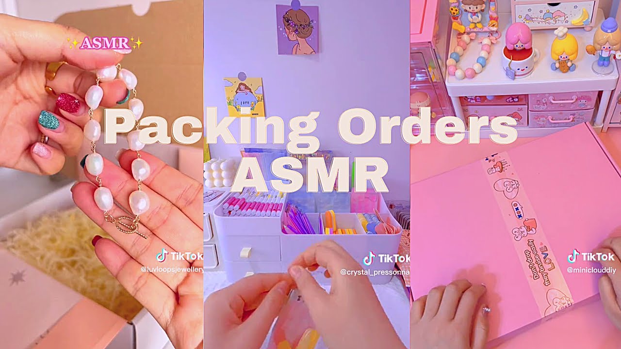 Packing Order Asmr Version 26 Small Business Tmmb S Youtube
