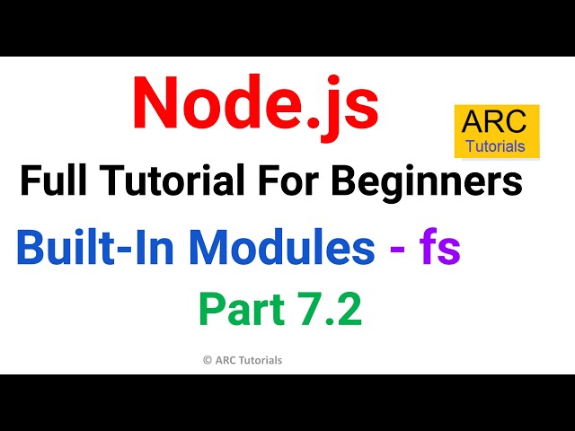Node Js File System Module Example Tutorial