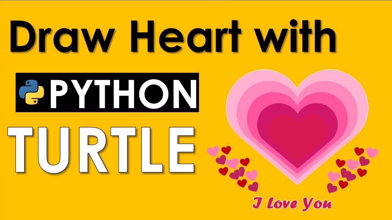 How To Draw A Heart In Python Turtle
