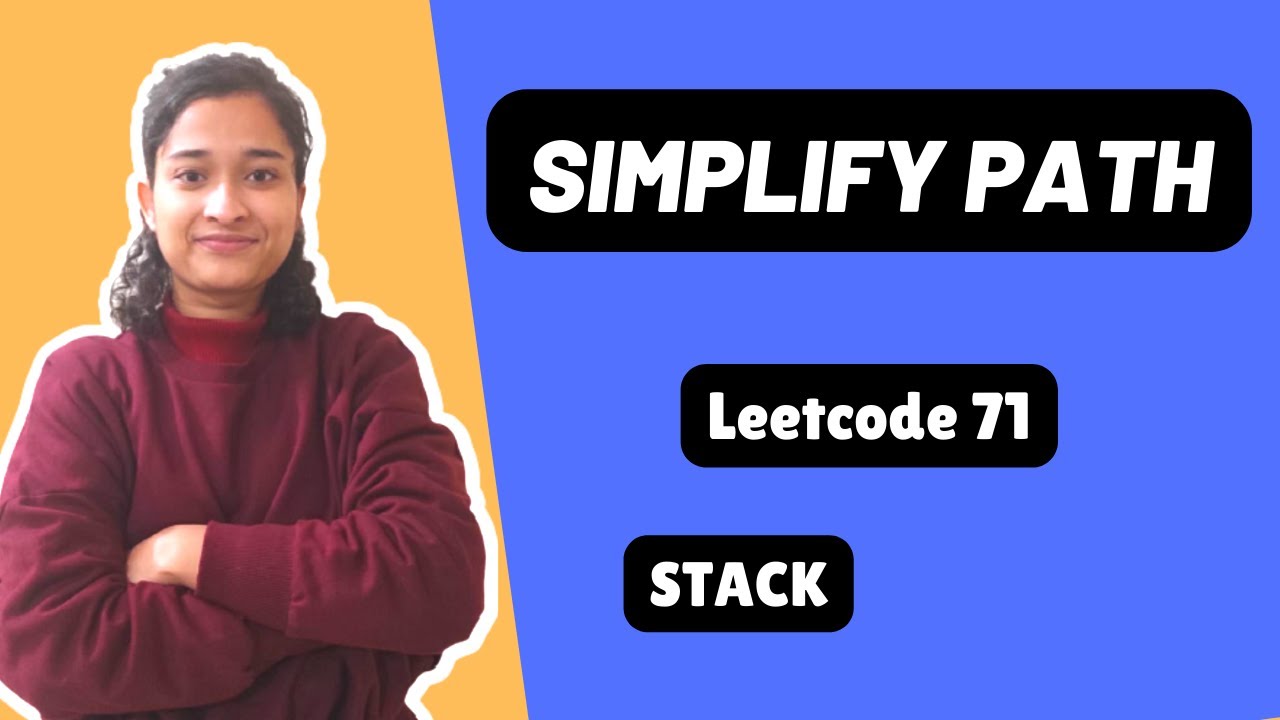 Simplify Path Leetcode 71 Stack Day 14 Youtube