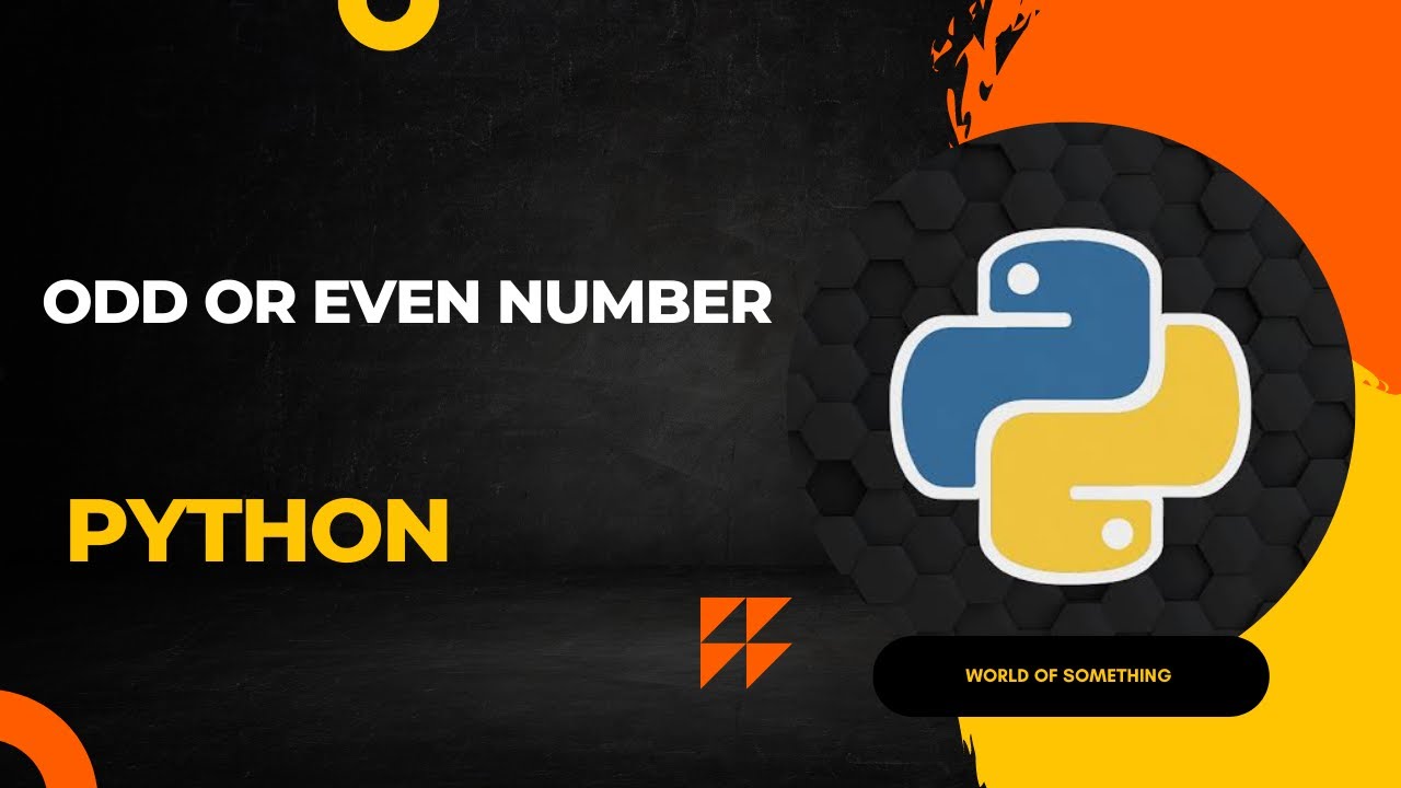 Odd Or Even Number Python Youtube