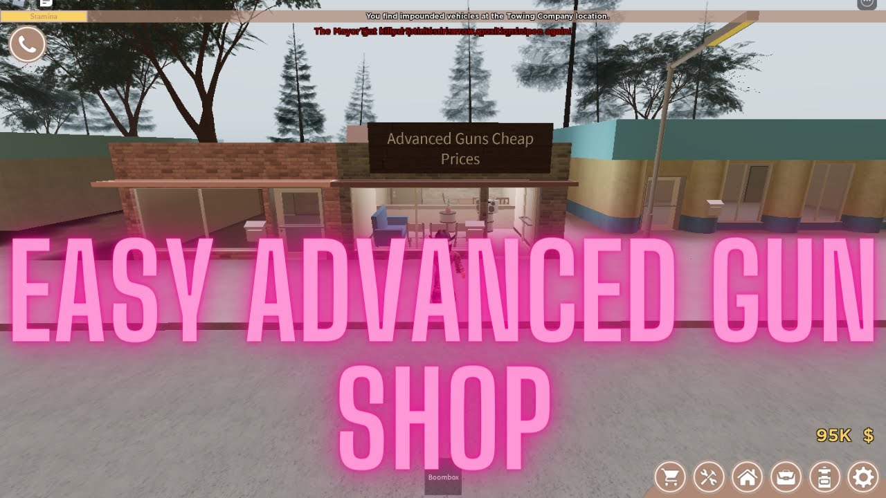 Roblox Anomic Beginner Gun Shop Tutorial Youtube