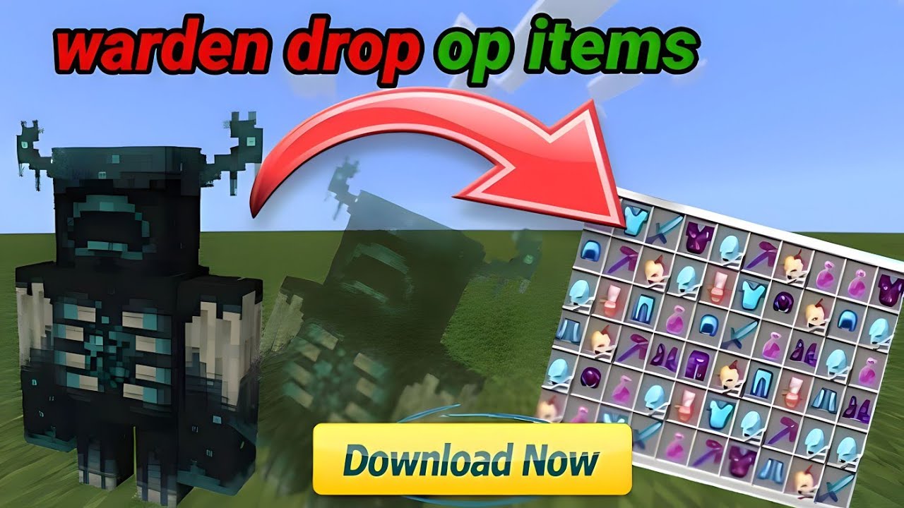 How To Download Warden Drop Op Items In Minecraft Minecraft Warden