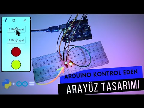 Python Arayüzü Ile Arduino Led Kontrolü Python To Arduino Tkinter